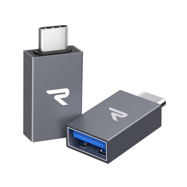 Rampow USB Type C &amp; USB 変換アダプタOTG対応 MacBook, iPad Pro, Sony Xperia XZ/XZ2, Samsung S10などタイプc多機種対応 USB-C &amp; USB 3....