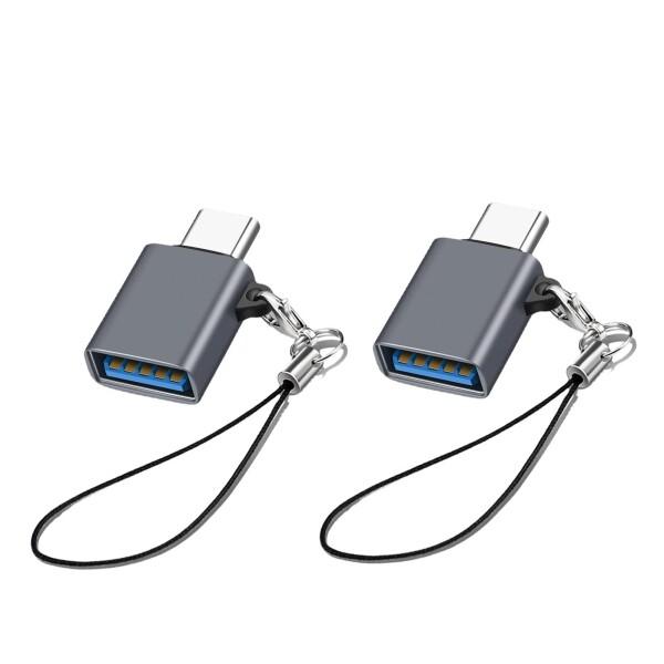 USB Type C &amp; USB 変換アダプタ 2個セット Popolier USB3.2 Gen2 10Gbps高速転送 タイプC 変換 OTG対応 MacBook Pro 2021 MacBook Air 2022 iPad P...