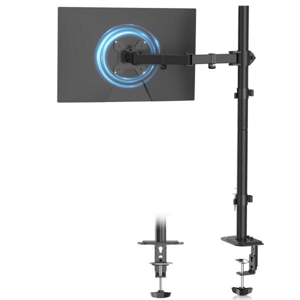 suptek PCモニターアーム ディスプレイアーム モニターアーム 液晶ディスプレイ スタンド 13-27インチ対応 水平多関節 グロメット式＆クランプ式 VESA規格75-100mm 耐荷重10KG (MD6821)商品コード：4906...