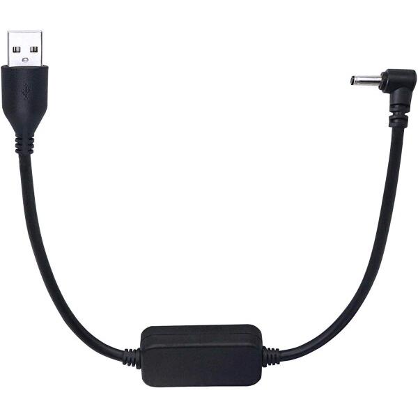 SinLoon 5v 12v usb 昇圧 USB(Aタイプ)オス→DCジャックオスLタイプ電源供給ケーブル(外径3.5mm内径1.35mm)黒30cmカメラ/タブレット/ Bluetoothスピーカーなどの5vデバイス用商品コード：490...