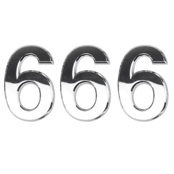 Andux 数字ナンバー アドレス 番号札 防水 ドア番号 3枚セット 7ｃｍ MPH-01 (数字6)商品コード：49069113296型番：MPH-01