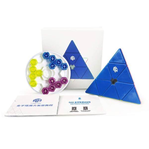 GAN Pyraminx Cube,GAN Pyraminx, 60磁石, GANピラミンス, UVコート ステッカーレス （GES+付属バージョン）商品コード：49069120637型番：00100201004軽量、再設計 - たった64...