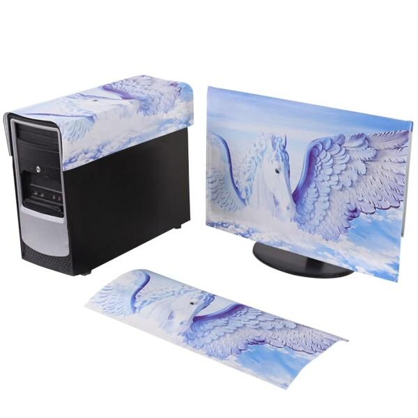 HIGHAWK モニターカバー セット ディスプレイカバーPCカバー キーボードカバー 防塵 保護 ホコリ 傷 日光 防止 液タブ 可愛い 飛馬 20-22インチ商品コード：49069124353型番：GB3サイズ：20-22インチカラー：...