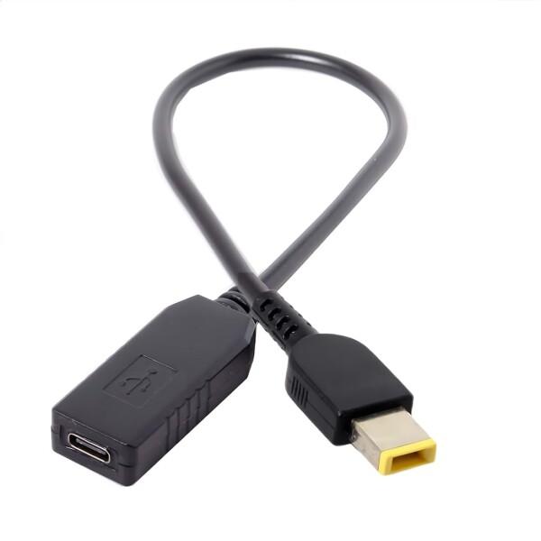 chenyang CY USB C - 長方形 ThinkPad X1 11.0 x 4.5mm 電源プラグ PD 65W エミュレータートリガー 充電ケーブル商品コード：49069125246型番：UC-104カラー：Lenovo用ブラッ...