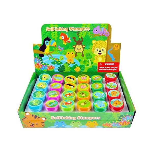 24 pcs Rainforest Animals Stampers for Kids商品コード：49069126299型番：813-24-RAINサイズ：ワンサイズカラー：Green, Yellow, Orange, Blue当社の熱帯雨...
