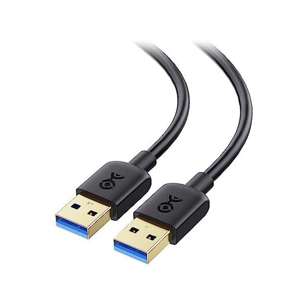 Cable Matters 5Gbps USB 3.0 ケーブル - 0.9m、USB-A ケーブル オス オス、ブラック商品コード：49069127098型番：200006-BLK-3サイズ：0.9mカラー：ブラック【USB Type A...