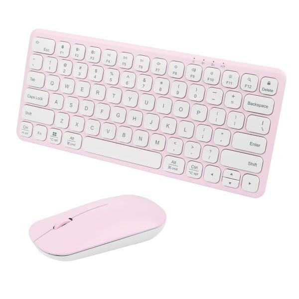 Umechaser ワイヤレスキーボード マウスセット bluetoothキーボード 無線 かわいい 使いやすい テンキーレス コンパクト ブルートゥース+2.4Gマウス 静音 薄型 Type-c充電式 使いやすい 携帯便利 Windows...