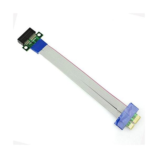 JsER PCI - E 1 Xグラフィックス延長コードケーブルアダプタ20 cm商品コード：49069129670これは PCI-e (PCI Express) 1X スロット リロケート ケーブルです。高品質のフレックス リボン ライザ...