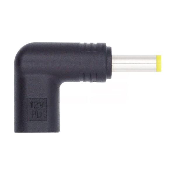 Xiwai USB 3.1 タイプ C USB-C メス DC 12 v 4.8 x 1.7 mm プラグ アダプター PD エミュレーター トリガー 90 度角度付き商品コード：49069131202型番：UC-090-4817MMカラー...