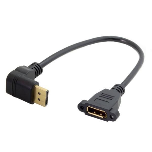 chenyang CY DisplayPort ディスプレイポート オス-メス 延長ケーブル 90度 下向きサポート 4K 60hz商品コード：49069131231型番：DP-015-DNサイズ：down angledカラー：下向き。Di...