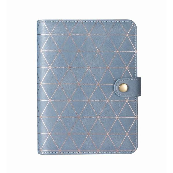 日記 旅行リフィル式ノート システム手帳 A5/A6 ルーズリーフfilofax カスタマイズ 月間週間ディリースケジュール 6リングステンレスバインダー プランナー オーガナイザー (ホットスタンピング, A6)商品コード：4906913...