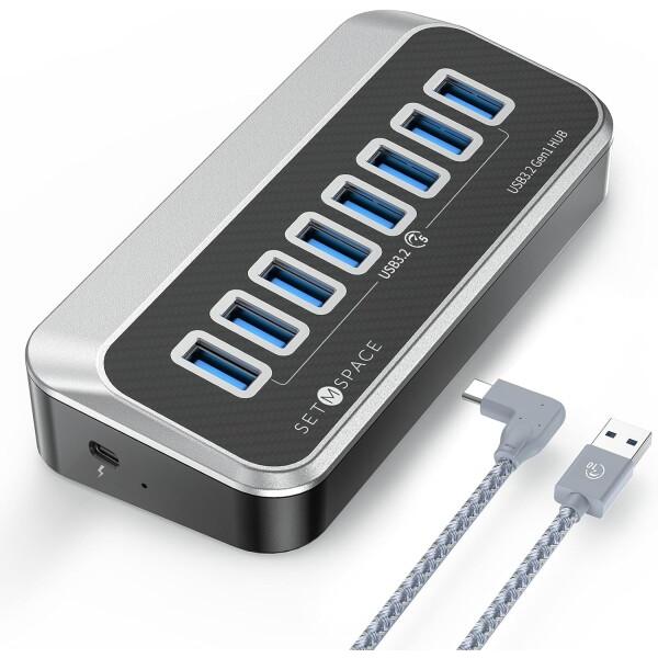 SETMSPACE usbハブ 3.0 7ポート 5Gbps 高速転送 usb3.0 type-a 増設 ケーブル100cm (7*USB A)商品コード：49069131855型番：SETMSPACE-ZMU3-7A-10-BKサイズ：ゲ...