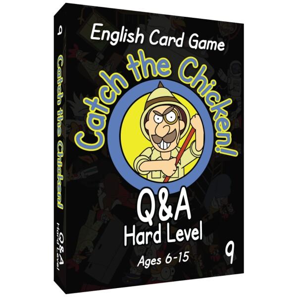 Q&amp;A Hard Level Catch The Chicken 英語 カードゲーム子供 English Card Game商品コード：49069133380カラー：ブラック英語カードキッズゲーム　6-15歳対象英会話上達Q&amp...