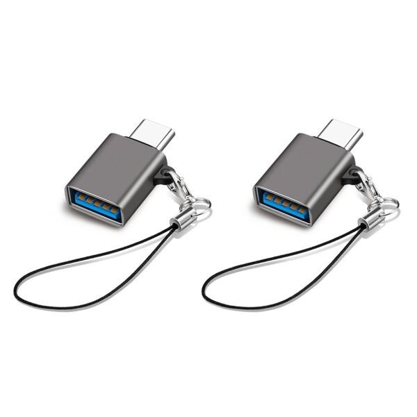 USB Type C &amp; USB 変換アダプタ 2個セット Popolier USB3.2 Gen2 10Gbps高速転送 タイプC 変換 OTG対応 MacBook Pro 2021 MacBook Air 2022 iPad P...