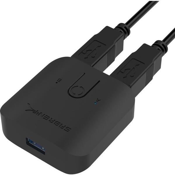 【発売日：2017年08月15日】SABRENT usb kvmスイッチ、2ポート入力、1つのSuperSpeed 5gbpsのusb 3.0ポート出力、キーボード、マウス、ノートパソコン、タブレット、スキャナー、プリンタ０、フラッシュドラ...