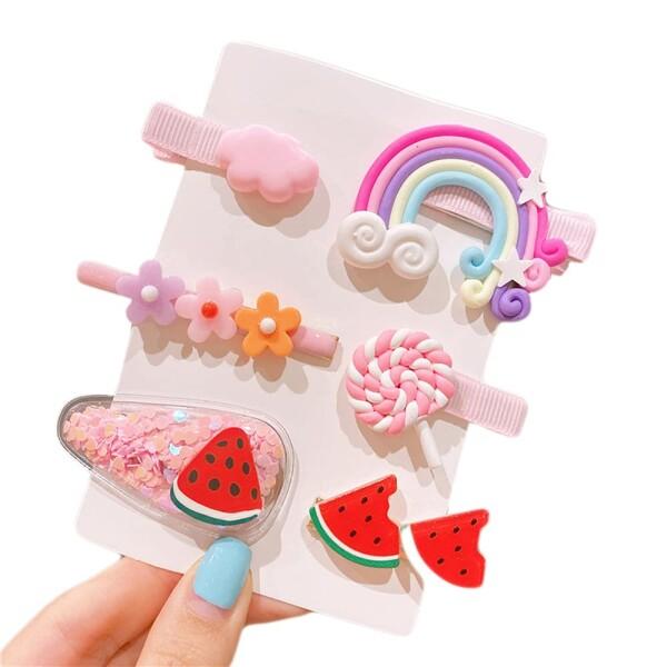 ヘアクリップ 前髪クリップ ヘアアクセサリー フルーツヘアークリップ かみどめ かわいい おしゃれ 誕生日 プレゼント商品コード：49069136744型番：GFF0028カラー：01#スイカ風素材:樹脂、メタル、そのほかベビーから大人キッ...