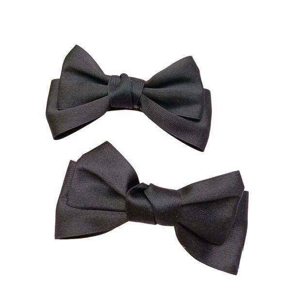 OWIEOW ヘアゴムベビー 髪ゴム子供 ヘアゴムリボン 女の子ヘアアクセサリーキッズおしゃれ かわいい蝶結び12本セット ヘアゴム三歳 幼稚園ヘア飾り 結婚式 お宮祭り お食い始め お祝いギフト (3/ブラック)商品コード：4906913...