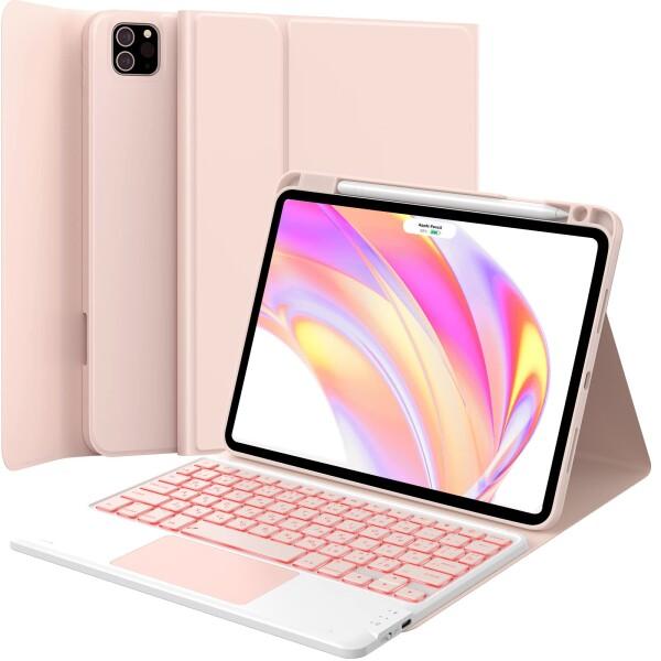 Greenlaw iPad Pro11 キーボード iPad 11インチ専用ケース タッチパッド付き JIS基準日本語配列 2台デバイスマルチペアリング セミシリコン材質 脱着式 多角度調整 ペンシルホルダー付き ipad Pro11 （第...