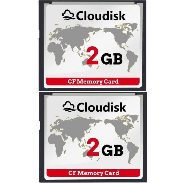 Cloudisk 2Pack Compact Flash Card (2GB)商品コード：49069141521型番：CF*2カラー：2GB