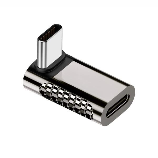CY 20Gbps USB4 Type C オス-メス 90度上向き下向き100Wパワーデータ 8Kビデオアダプター USB4.0用商品コード：49069142560型番：HX-UC-124-UP-HXサイズ：20Gbpsカラー：Blue ...