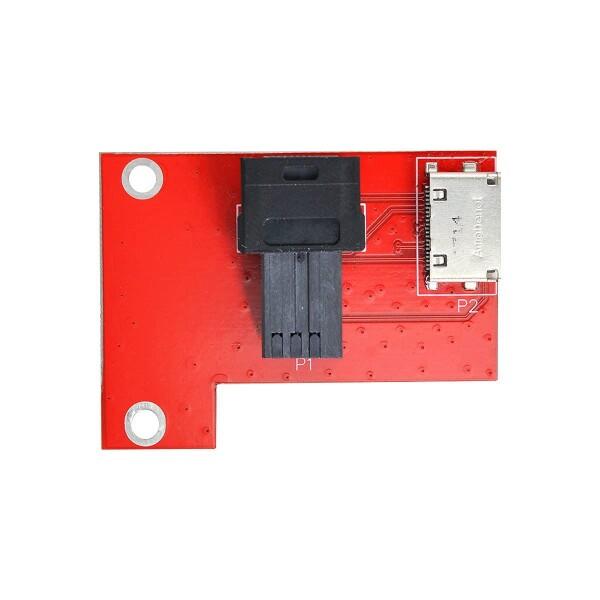 CY PCI-Express 4.0 Mini SAS HD SFF-8643 - Oculink SFF-8611 SFF-8612 PCBA メスアダプター ブラケット付き商品コード：49069146115型番：SF-042-HXカラー...
