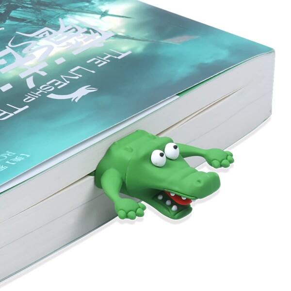 RemeeHi しおり ブックマーク 3D 動物 立体 ブックマーカー bookmark 可愛い アニマル 栞 読書用 子供 学生 読書の人 本を愛する人へ プレゼント 飾り 可愛い おしゃれ (クロコダイル)商品コード：490691492...