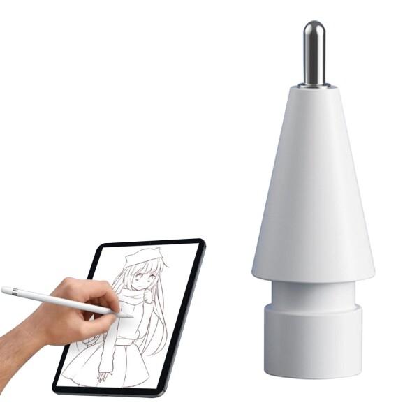 Coollooda ペン先 a-pple pencil ペン先 あっぷるぺんしる 極細 高強度材 ブラック 精密コントロール ブラック 第二世代 第1世代 アップルペンシル 交換用ペン ?滑り止め 静かな white lengthen商品コ...