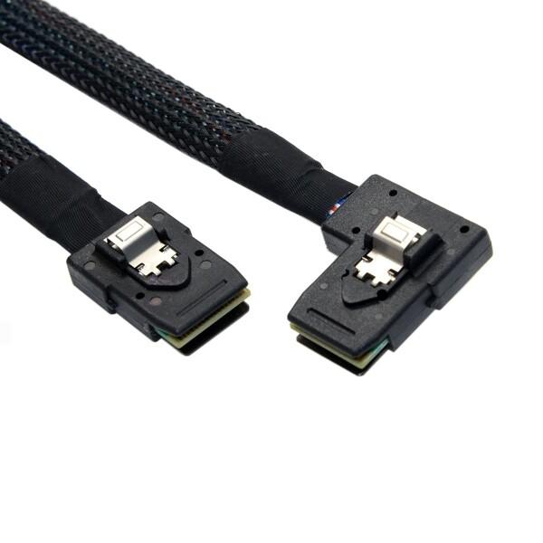 Chenyang Ultra Slim Flat Left Angled 90度 Mini SAS 36pin SFF-8087 〜 8087 データレイドケーブル 80cm商品コード：49069151557型番：8541687536サイズ...