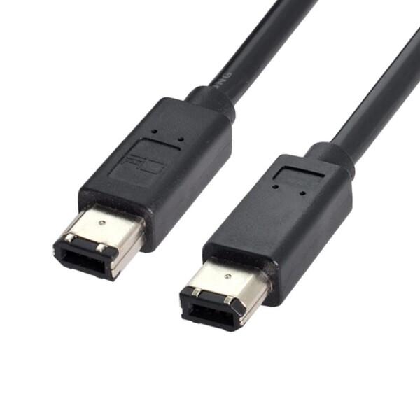 CY 6ピンから6ピン ファイアワイヤー 400 からファイアワイヤー 400 6-6 ilink ケーブル IEEE 1394 1.8m ブラック商品コード：49069155443型番：CA-017-HXサイズ：6Pin Male-6Pi...