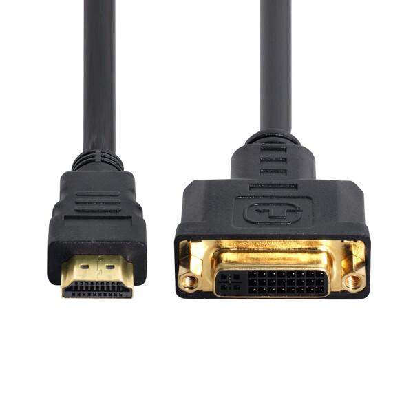 chenyang CY HDMI - DVI ケーブル HDMI オス - DVI(24+5) メスアダプター 1080P PC ノートパソコン HDTV DVI - HDMIアダプター用商品コード：49069155454型番：CY-24+...