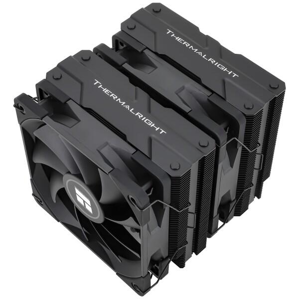 Thermalright Peerless Assassin 120 Black CPUクーラー、6ヒートパイプ、デュアル120mm TL-C12B PWMファン、アルミニウムヒートシンクカバー、AGHPテクノロジー、AMD AM4 AM5...