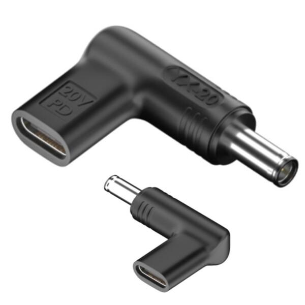 fine-R USB-C 入力 DC 6.0×3.7mm 出力 ノートパソコン用 変換アダプター PD充電対応 高速充電プラグ 20V 5A 主にASUS対応 タイプC 電源変換 USB-Cアダプタ（PL保険加入品） (20-6037)商品...