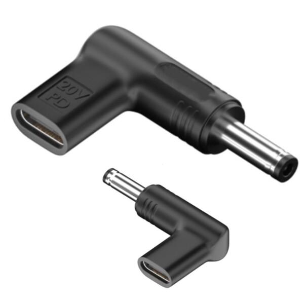 fine-R USB-C 入力 DC 4.5×3.0mm 出力 ノートパソコン用 変換アダプター PD充電対応 高速充電プラグ 20V 5A DELL専用 タイプC 電源変換 USB-Cアダプタ（PL保険加入品） (10-4530DELL)...