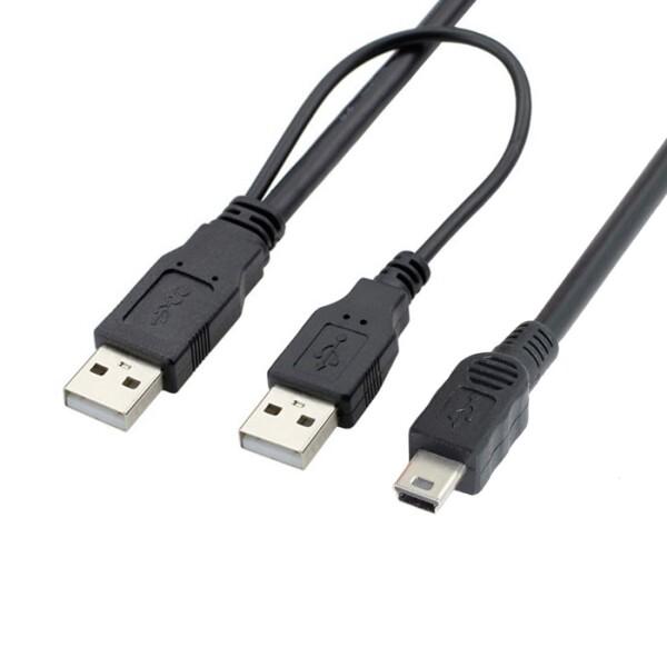 chenyang USB 2.0 - Mini USB 5ピン データケーブル 予備電源ケーブル付き ハードディスクドライブ用商品コード：49069158701型番：CY-U2-023カラー：USB 2 A - Mini USBUSB 2....