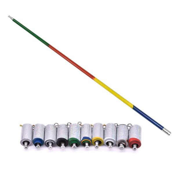 110cm アピアリングケーン 金属製 手のひらから突然に ステッキが出現 マジックステッキ 伸びて飛び出るステッキ 舞台マジック道具 (四色)商品コード：49069161319カラー：四色金属製のカラーアピアリングケーンです。なんと畳んだ...