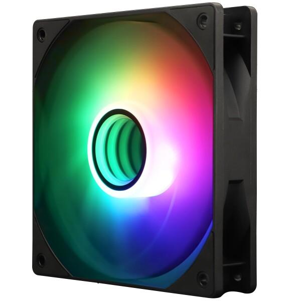 THERMALRIGHT TL-C12B-S V3 120mm ARGB CPU ファン、速度 1500RPM 付き、ブラック コンピュータケースファン、静音 4 ピン PWM PC ファン、 S-FDB ベアリング CPU クーラーファン...