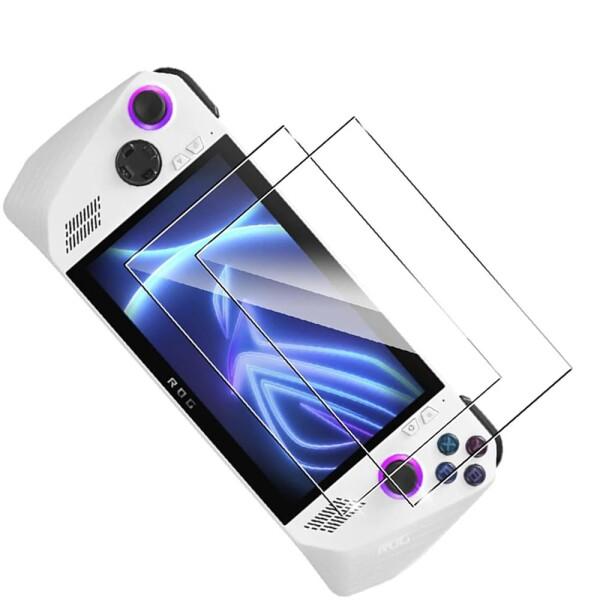 For ASUS ROG Ally ガラスフィルム 対応 フィルム 旭硝子製 高硬度9H 防指紋 耐衝撃 飛散防止 高透過率 2.5D ラウンドエッジ加工 自動吸着 ASUS ROG Ally 用 液晶保護フィルム商品コード：4906916...