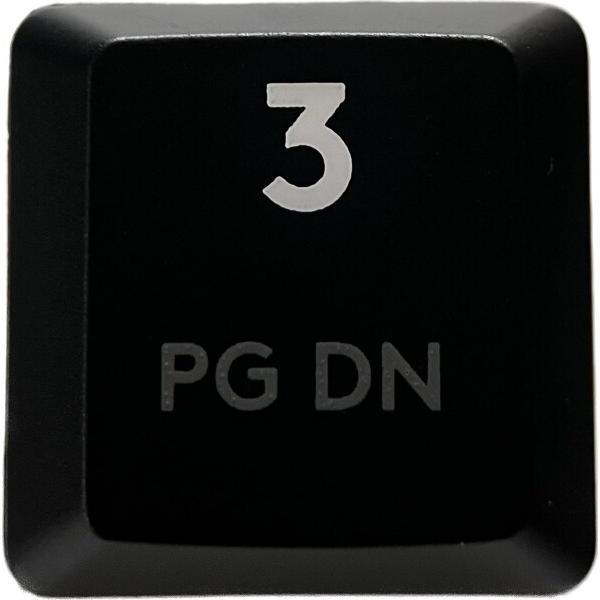 ロジクール G913/G913TKL/G915 交換用キーキャップ (選べる1個売り)(発光対応) (BERGBUCH) (3(テンキー), Black)商品コード：49069165212型番：3(テンキー)カラー：ブラック↑↑型番:ご希望...