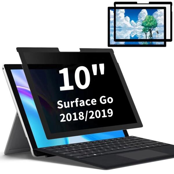 Surface Go (2018年/2019)用の 粘着式 プライバシーフィルター 覗き見防止フィルター ブルーライトカット パソコン PC モニター 液晶保護フィルム 反射防止 着脱式 着脱簡単商品コード：49069169294サイズ：S...