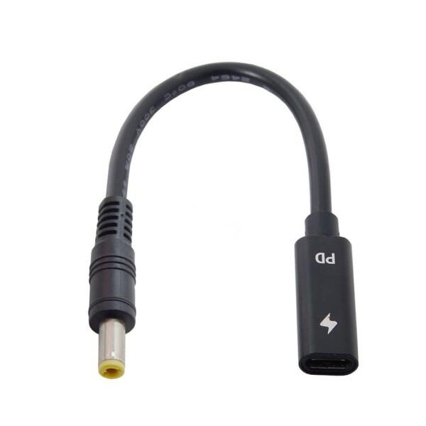 chenyang CY USB C - DC 20V 5.5x2.5mm PD 65W 充電ケーブル商品コード：49069172620型番：UC-109-5525MMカラー：ブラック DC 5.5x2.5mm。HPノートパソコン18-20V...