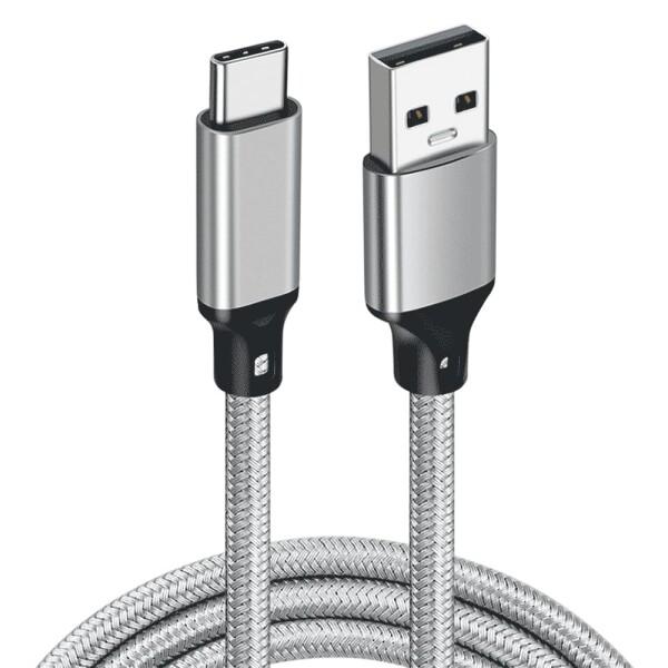 Type C ケーブル USB-A &amp;USB-C 10Gbps データ転送 3.2(Gen2) ケーブル 60W 20V/3A 高速充電 ナイロン編みXperia/Galaxy/LG/iPad Pro/Galaxy S10 / S1...