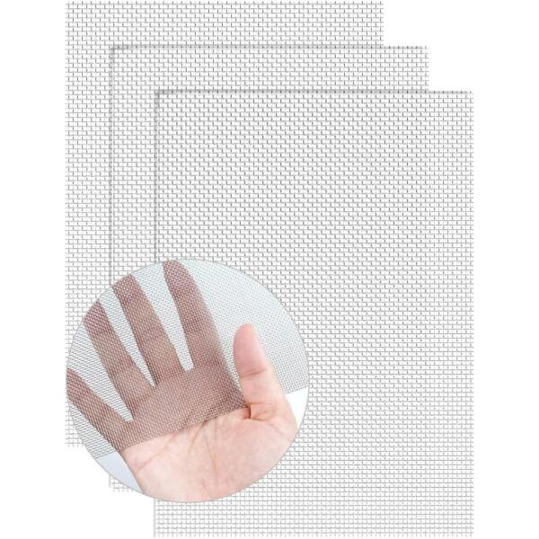 YFFSFDC ステンレスメッシュ 網目約1mm 約30x21cm20メッシュ高硬度濾過網 平織金網換気耐食 耐高温 錆びない 防鼠 防虫ネット家庭用 建築用ネットA4サイズ 3枚セット商品コード：49069179013型番：J-2AD8【...