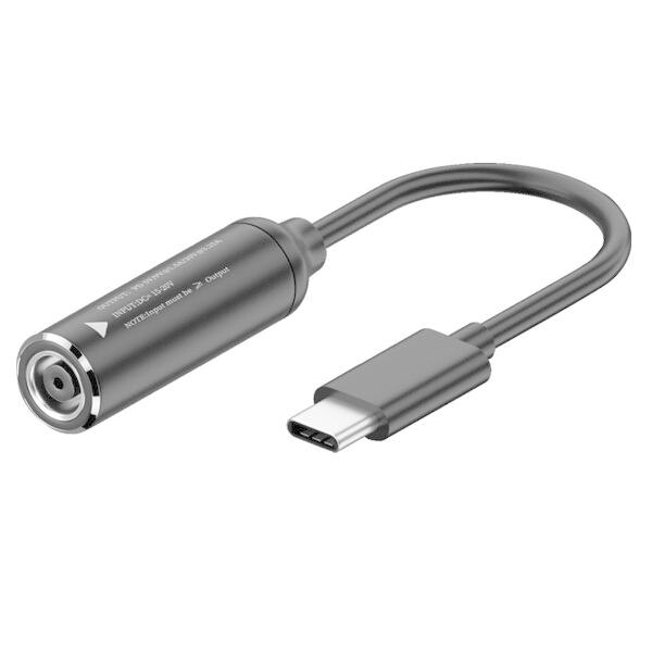 CYケーブルDC 20 Vジャック7.4 x 5.0 mm入力USB-C Type-C出力90度直角電源プラグ充電ケーブル65 WPD 9 V 5 V 20 V商品コード：49069181468型番：UC-149-7450MMC型PDとQC...