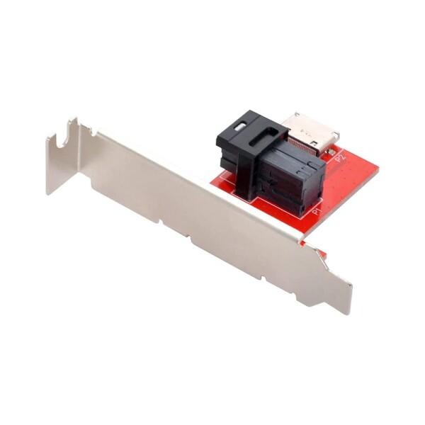 NFHK PCI-Express 4.0 Mini SAS HD SFF-8643 → Oculink SFF-8611 SFF-8612 PCBA メスアダプター ブラケット付き商品コード：49069186226型番：SF-042PCI-...