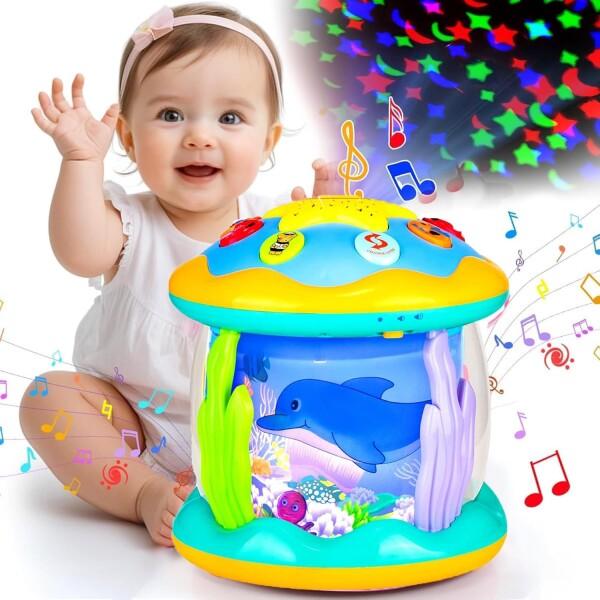 おもちゃ 楽器 知育玩具 プロジェクター ドラム 音楽おもちゃ 人気ランキング 8色回転ライト 10曲メロディ 8種類楽器効果音 女の子 男の子 誕生日プレゼント クリスマス 祝い商品コード：49069189409型番：HYA19カラー：投...