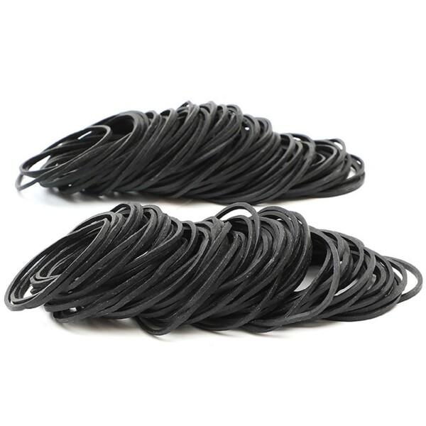 輪ゴム ゴムバンド 伸縮性 黒 幅1.4 mm 内径38 mm 500本入 結束 ラバーバンド 天然 ごむ 弾性バンド 梱包 紐 わごむ リング 家庭 オフィス用 事務用品 長持ち ブラック商品コード：49069190086型番：JP-Ba...