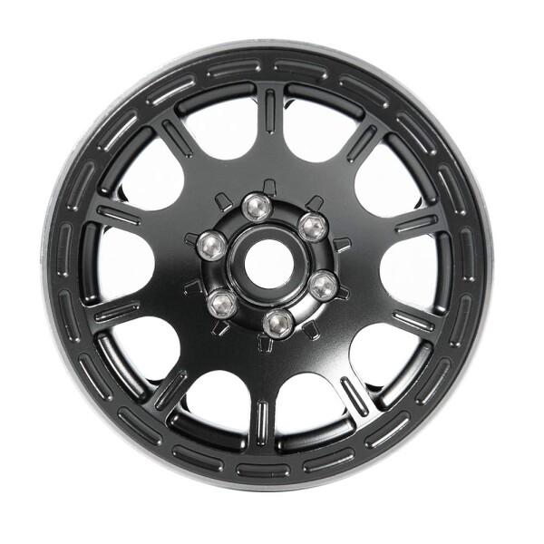 2.2インチ ホイール ラジコン インターナル ビードロックリングホイール タイヤインナー Internal Beadlock Wheels Hub Wraith 90018 RC Crawler Car に対応 25番 (1本, チタン色...