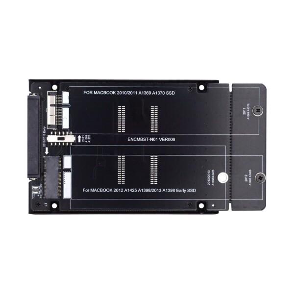 Xiwai 2.5インチ SATA 22ピン - 2010 2011 2012 Mac Air Pro Retina SSD 12+6ピン 17+7ピン A1425 A1398 MC975 MC976 ケースエンクロージャーコンバーター商品...