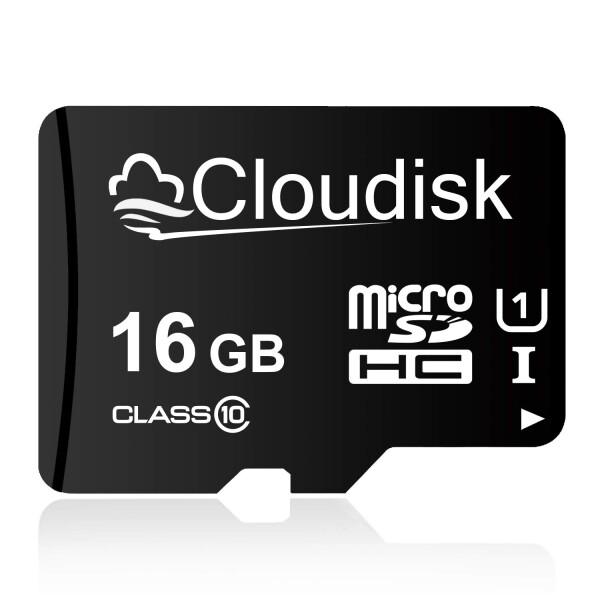 Cloudisk Micro SDカード16 GBフラッシュカードmicro SDHCカード クラス10、A 1、U 1、UHS-I（16 GB）商品コード：49069196825型番：TF-Black-1サイズ：16GBカラー：ブラックス...