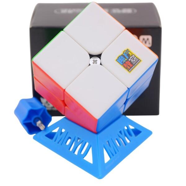 Bucubke Moyu Meilong 2x2 Mステッカーレスマジックキューブmeilong 2M磁石内蔵パズルマジックキューブ MEILONG 2x2x2パズルキューブ商品コード：49069206896型番：Meilong-2x2-M...